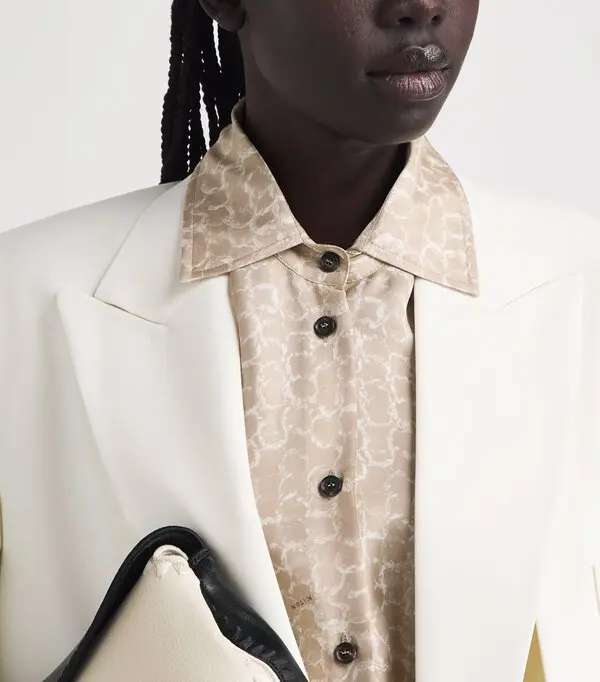 Kiton Silk Printed Shirt