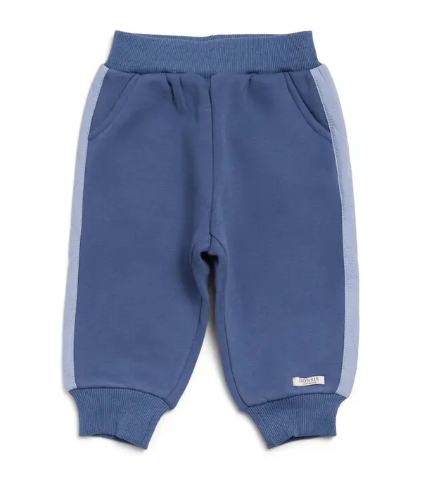 DONSJE Noorien Quilted Panel Sweatpants - Blue