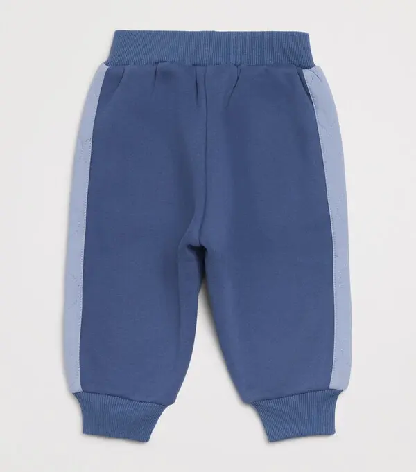 DONSJE Noorien Quilted Panel Sweatpants - Blue