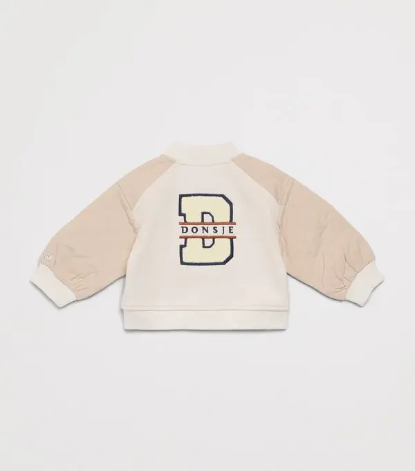 DONSJE Embroidered Bunny Bomber Jacket