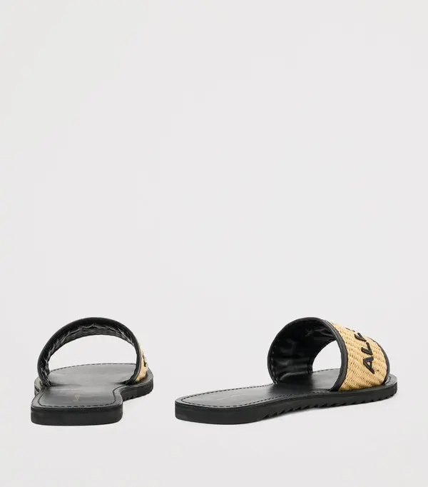 ALLSAINTS Raffia Hoxton Sliders