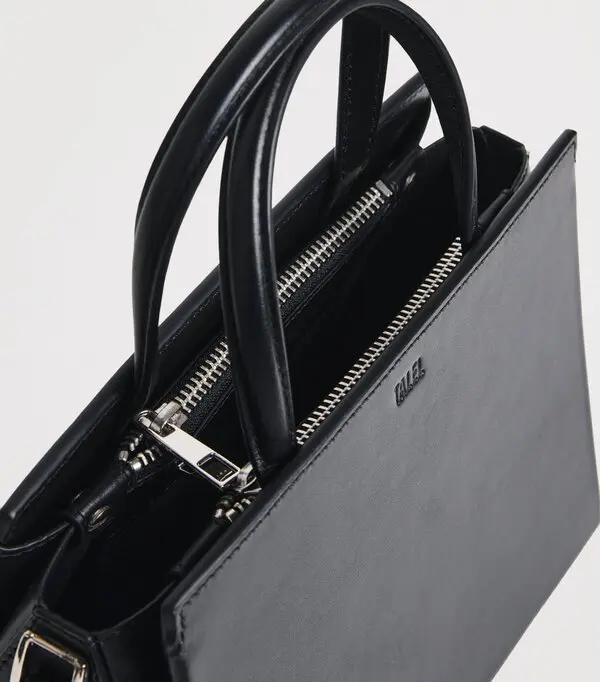 TALEL PARIS Medium V2 Leather Tote Bag
