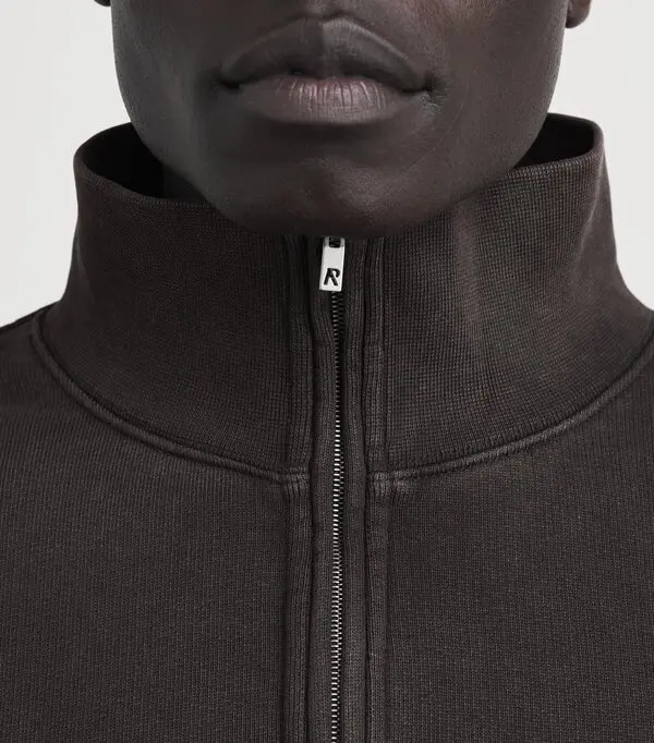 REPRESENT Cotton Initial Quarter-zip Sweatshirt