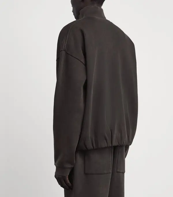 REPRESENT Cotton Initial Quarter-zip Sweatshirt