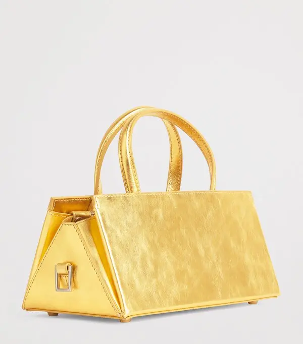TALEL PARIS Metallic Leather V2 Baguette Bag
