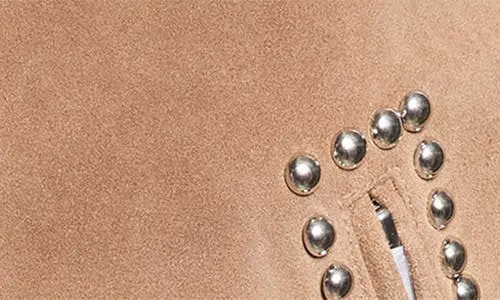 Staud Hugo Stud Detail Faux Suede Jacket