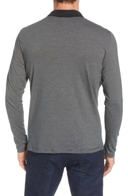 Robert Barakett Renwick Regular Fit Long Sleeve Polo