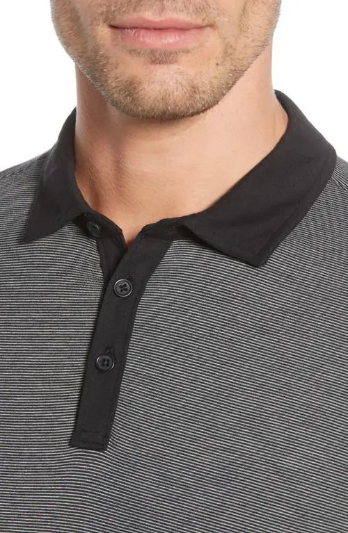 Robert Barakett Renwick Regular Fit Long Sleeve Polo