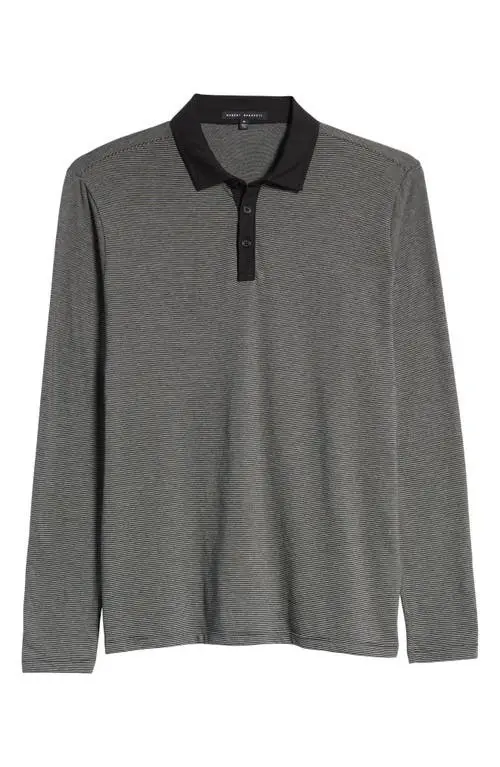 Robert Barakett Renwick Regular Fit Long Sleeve Polo