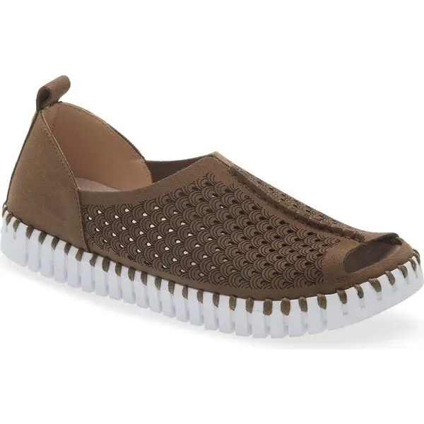 ILSE JACOBSEN Tulip 9377 Slip-on Shoe - Chestnut