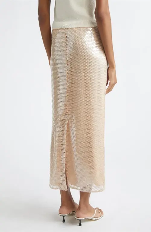 TOCCIN Leilani Sequin Knit Maxi Skirt