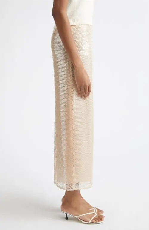 TOCCIN Leilani Sequin Knit Maxi Skirt