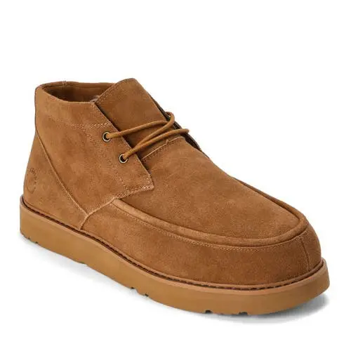 DEARFOAMS Fireside Craft Stitch Chukka Boot Water Resistant Slippers