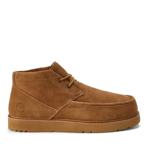DEARFOAMS Fireside Craft Stitch Chukka Boot Water Resistant Slippers