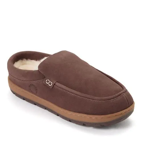 DEARFOAMS Fireside Melbourne Water Repellent Rugged Clogs - Coffee