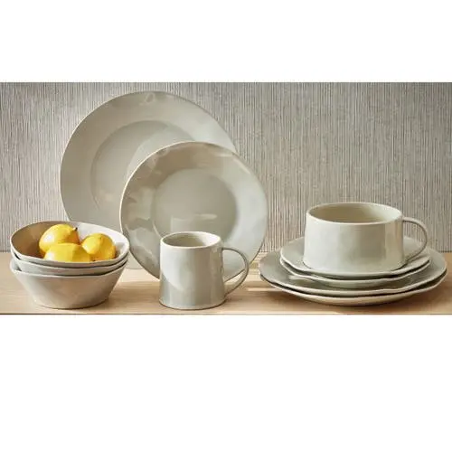 TAG Hudson Dinner Plate Ivory Ivory Stoneware Everyday
