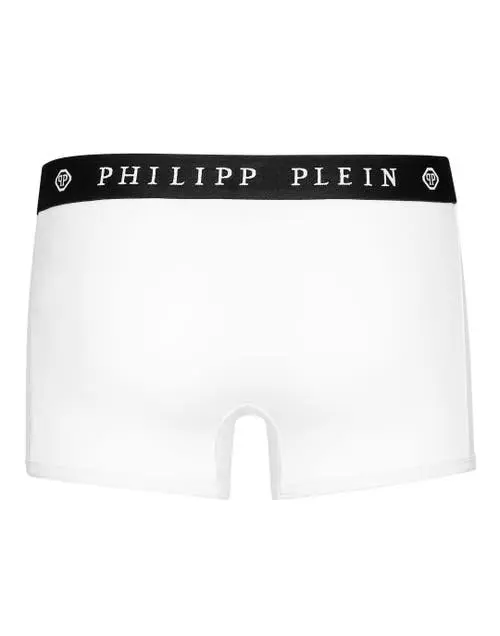 Philipp Plein Boxer Skull Underwear - White
