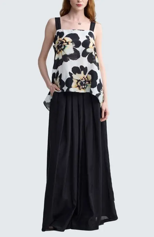 LUUKAA Auralie Wide-leg Fluid Pants