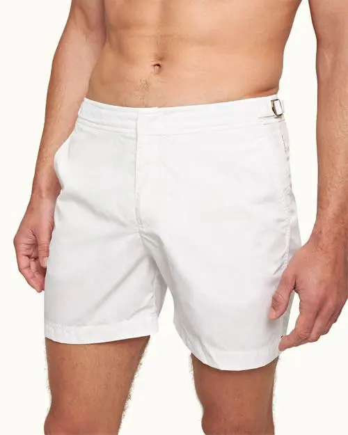 Orlebar Brown Bulldog Mid-length Swim Shorts - White