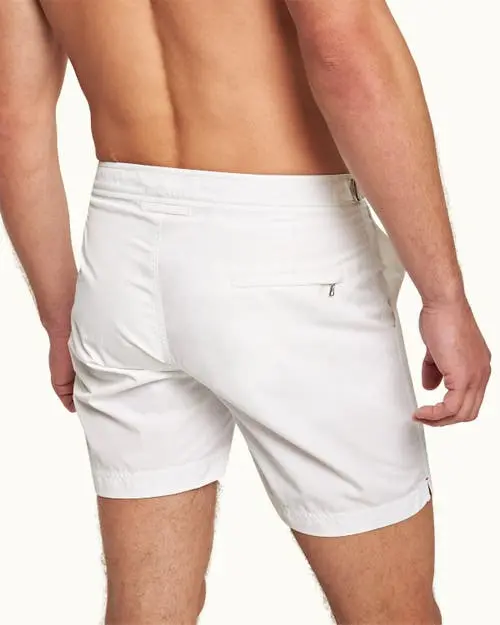 Orlebar Brown Bulldog Mid-length Swim Shorts - White