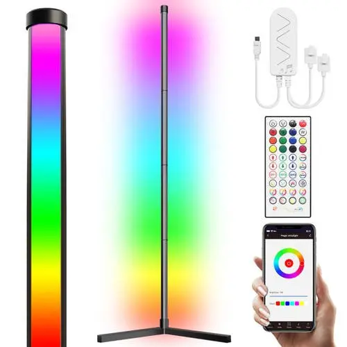 ECO4LIFE Smart Wifi Symphony Floor Lamp - Black