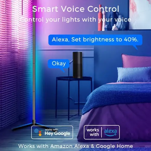 ECO4LIFE Smart Wifi Symphony Floor Lamp