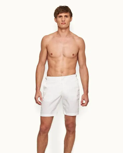 Orlebar Brown Dane Longest-length Swim Shorts - White