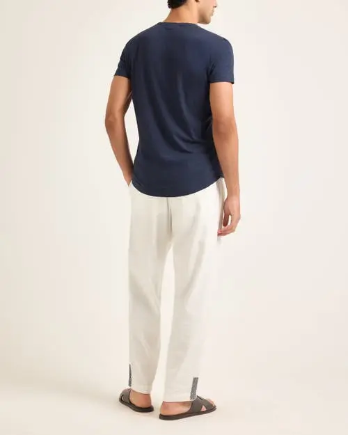 Orlebar Brown Ob V Tailored Fit V-neck T-shirt - Navy