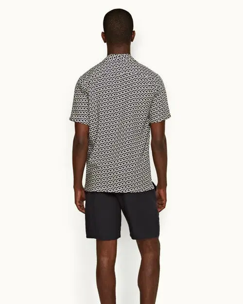 Orlebar Brown Cornell Linen Easy Tailored Fit Washed Linen Shorts