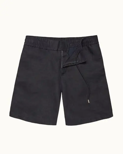 Orlebar Brown Cornell Linen Easy Tailored Fit Washed Linen Shorts