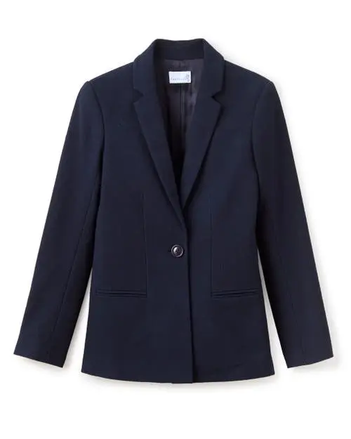 CARTOLINA Willow Linen Blazer - Midnight Blue