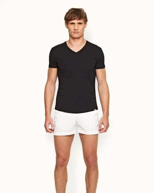 Orlebar Brown Ob V Tailored Fit V-neck T-shirt - Black