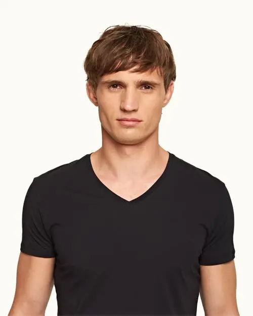 Orlebar Brown Ob V Tailored Fit V-neck T-shirt - Black
