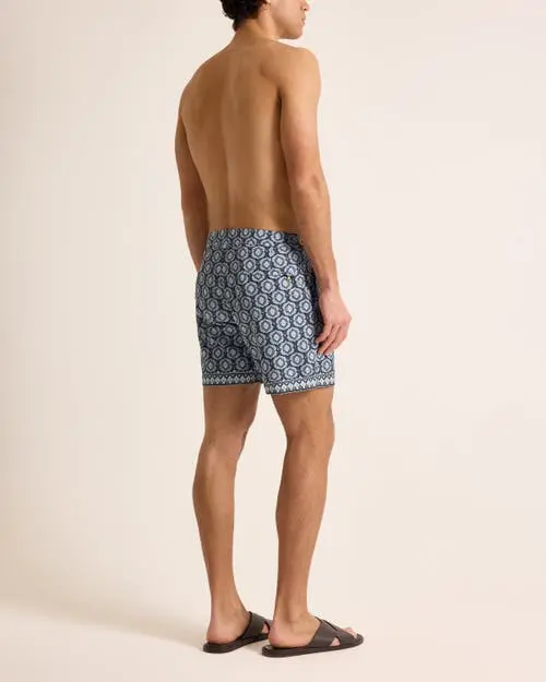 Orlebar Brown Bulldog Mid-length Swim Shorts - Night Iris