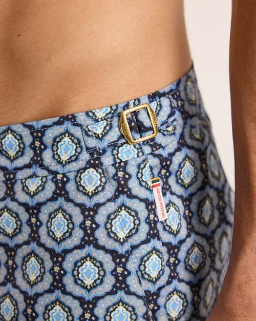 Orlebar Brown Bulldog Mid-length Swim Shorts - Night Iris