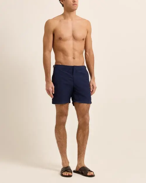 Orlebar Brown Bulldog Tailored Mid-length Swim Shorts - Navy