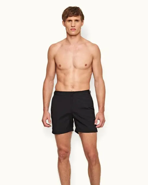 Orlebar Brown Bulldog Mid-length Swim Shorts - Black