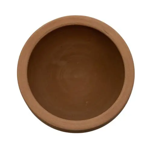 FORESIDE HOME AND GARDEN Natural Terracotta Serving Pot With Lid