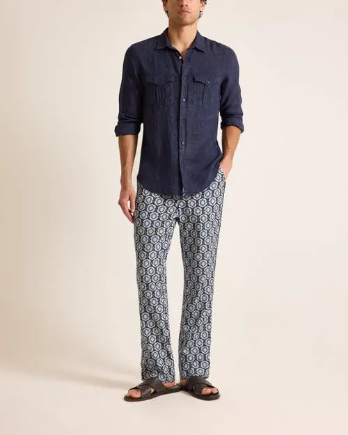 Orlebar Brown Alfred Relaxed Fit Trousers - Night Iris