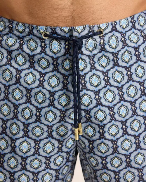 Orlebar Brown Bulldog Drawcord Mid-length Classic Fit Drawcord Swim Shorts - Night Iris