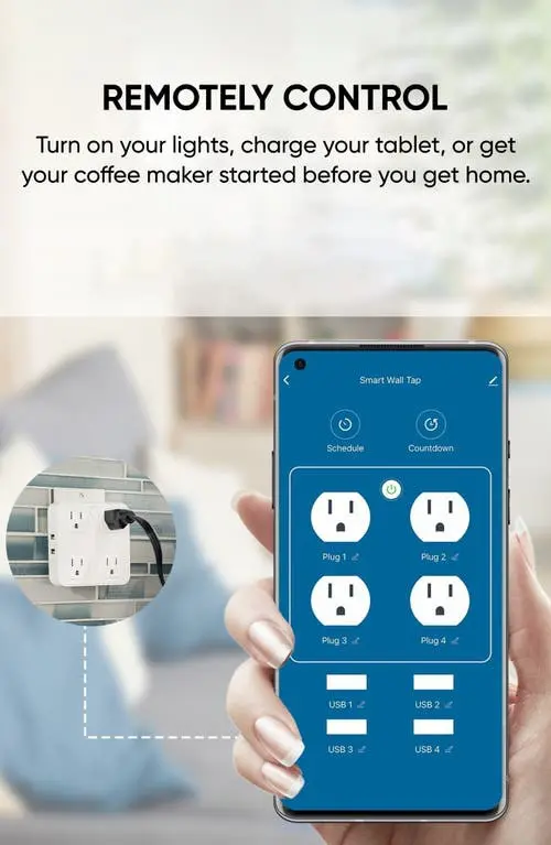 ECO4LIFE Smart Wifi Wall Tap