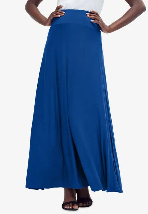 JESSICA LONDON Dolman Sleeve Skirt Set - Deep Dusk