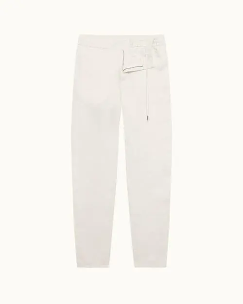 Orlebar Brown Cornell Linen Tailored Fit Washed Linen Trousers