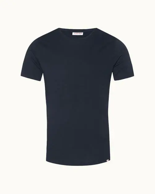 Orlebar Brown Ob T Tailored Fit Crew Neck T-shirt - Navy