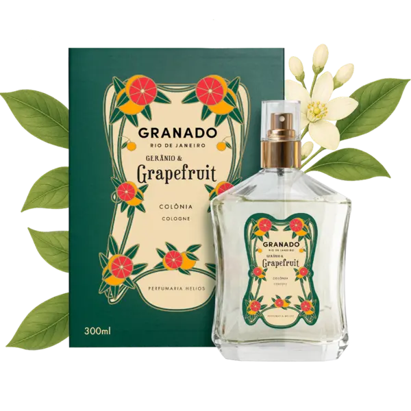GRANADO Gerânio & Grapefruit Eau De Cologne - Clear