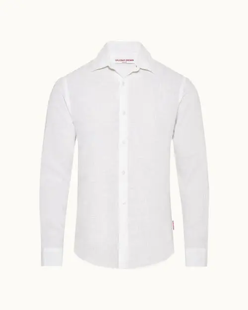 Orlebar Brown Giles Linen Tailored-fit Shirt