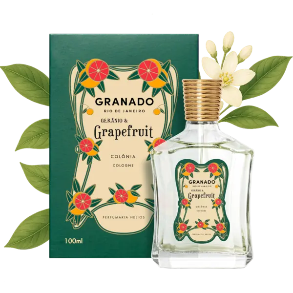 GRANADO Gerânio & Grapefruit Eau De Cologne - Clear