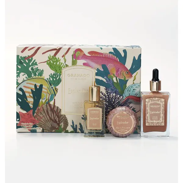 GRANADO Esplendor Highlighter + Perfume + Bar Soap Kit - Clear
