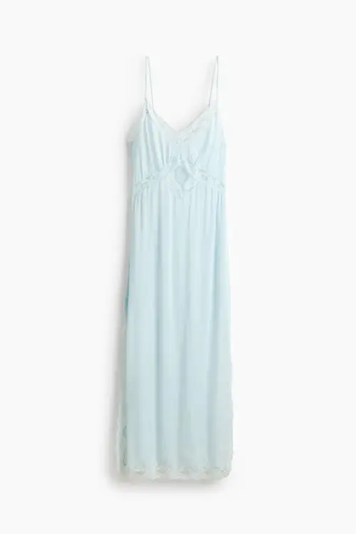 H&m Lace-trimmed Strappy Dress