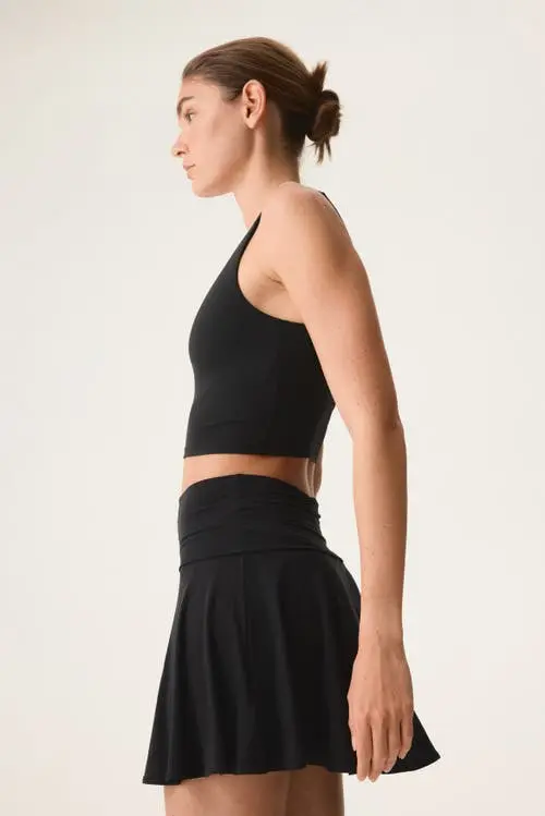 H&m Circle-cut Tennis Skirt - Black